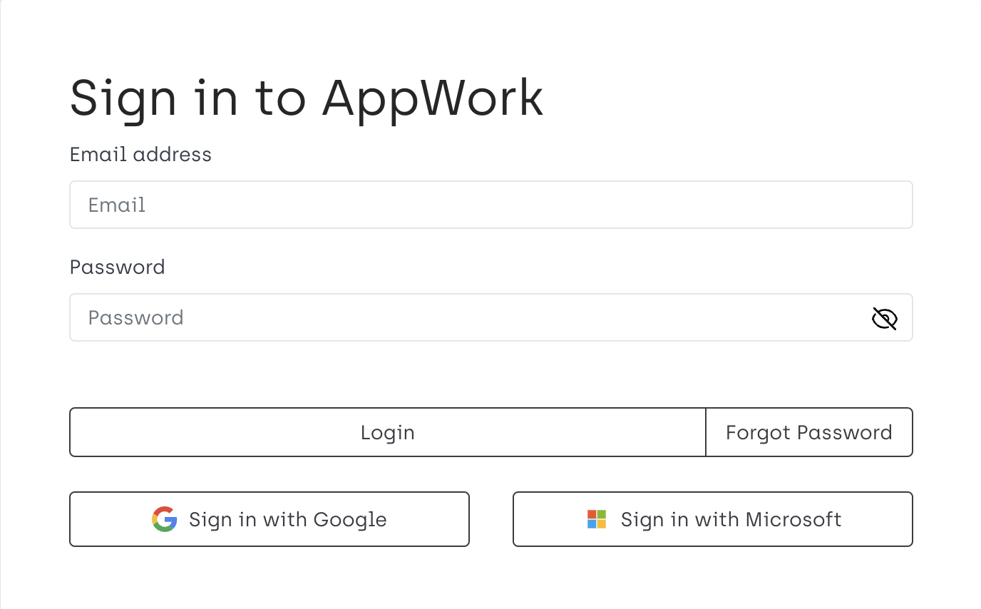 Sign In to the Admin Portal